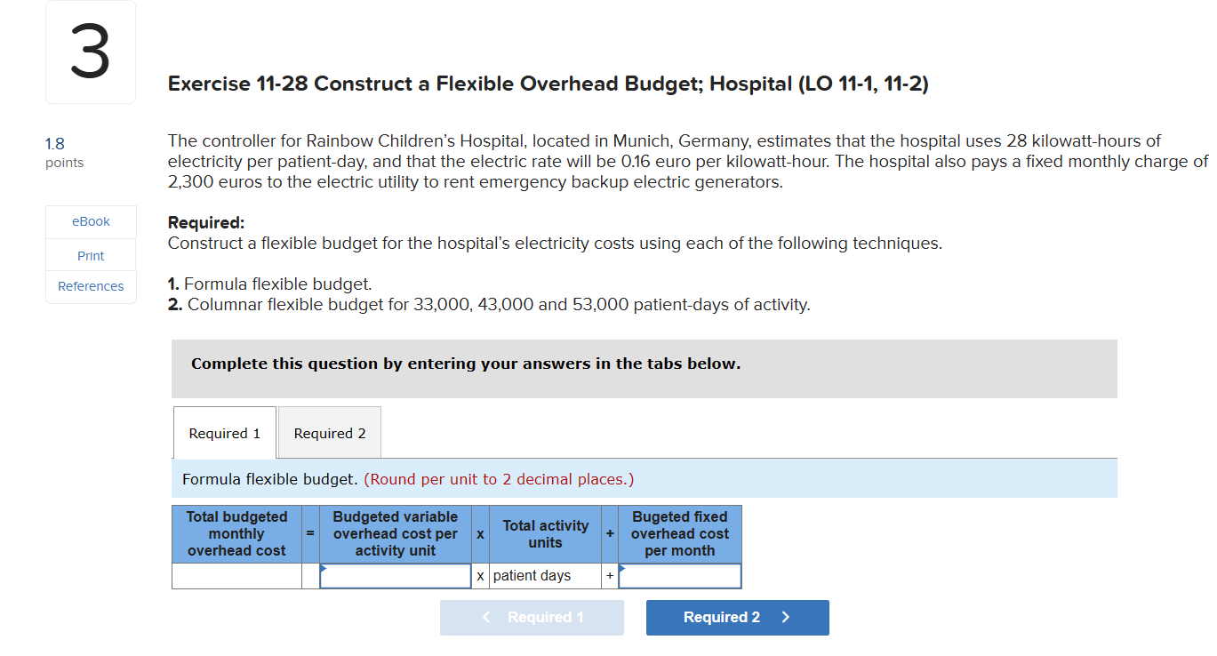 Solved Exercise 11-22 Straightforward Computation of | Chegg.com