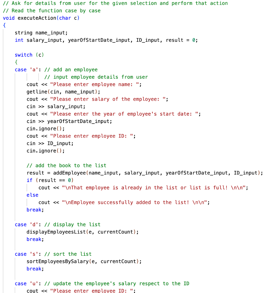 Solved Please help me with the //TODO part in C++ THANK | Chegg.com