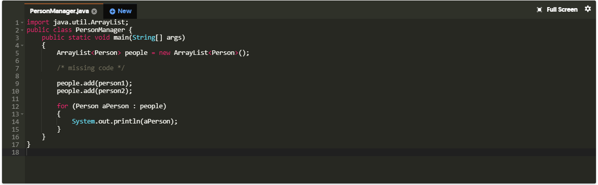 Solved Consider the following people. A person named "Ada | Chegg.com