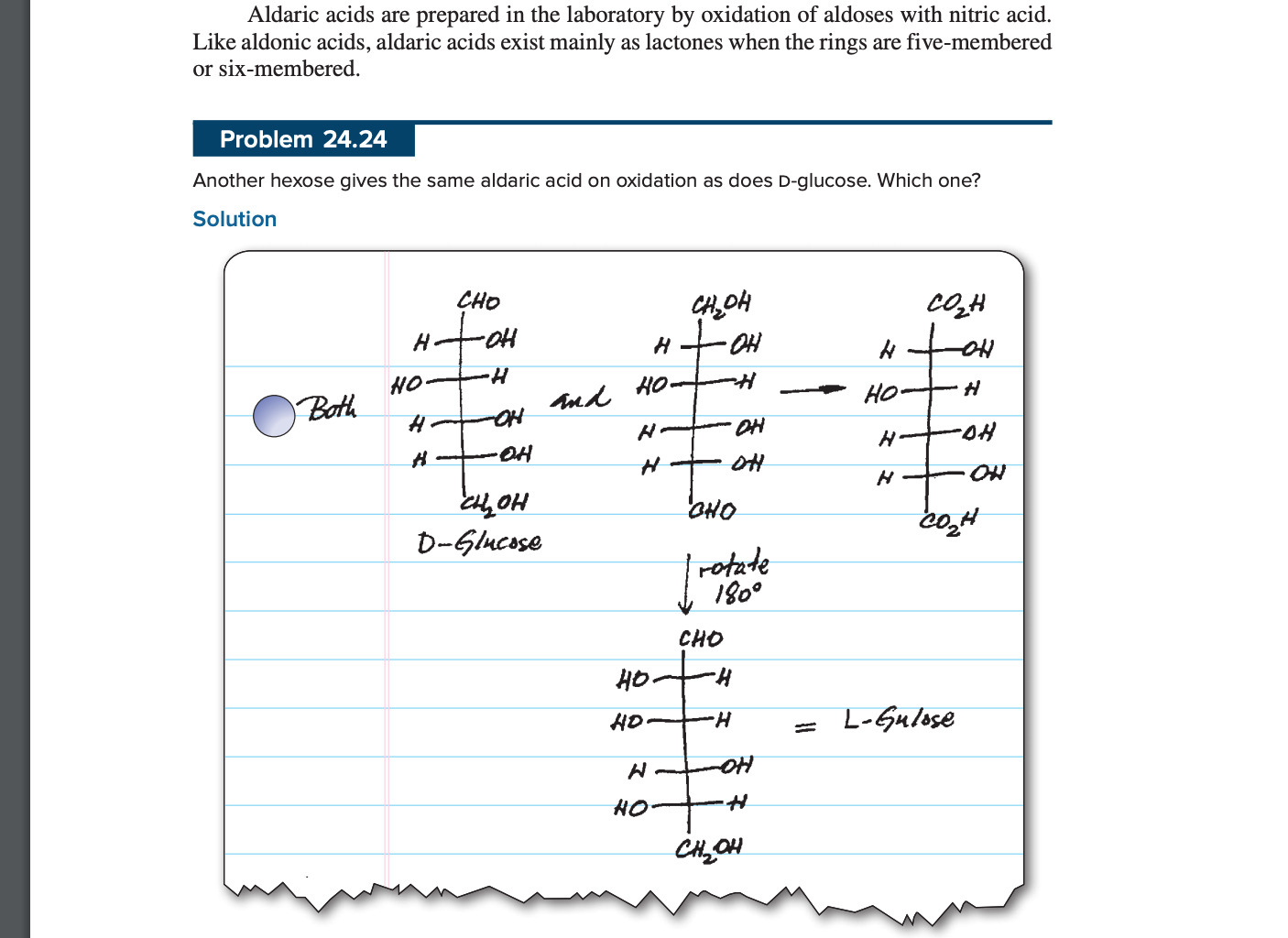 Solved Aldaric acids are prepared in the laboratory by | Chegg.com