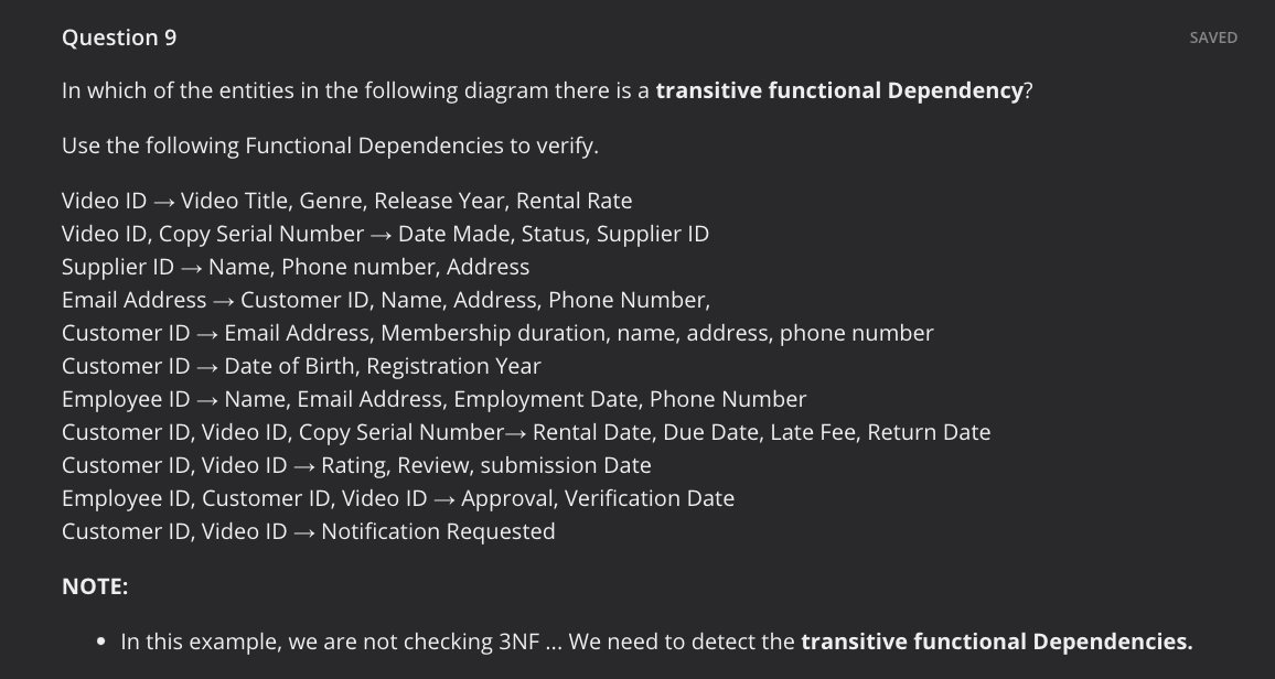 Solved In which of the entities in the following diagram | Chegg.com