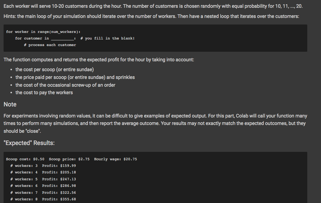 Solved Wolfie has opened an ice cream shop that offers | Chegg.com