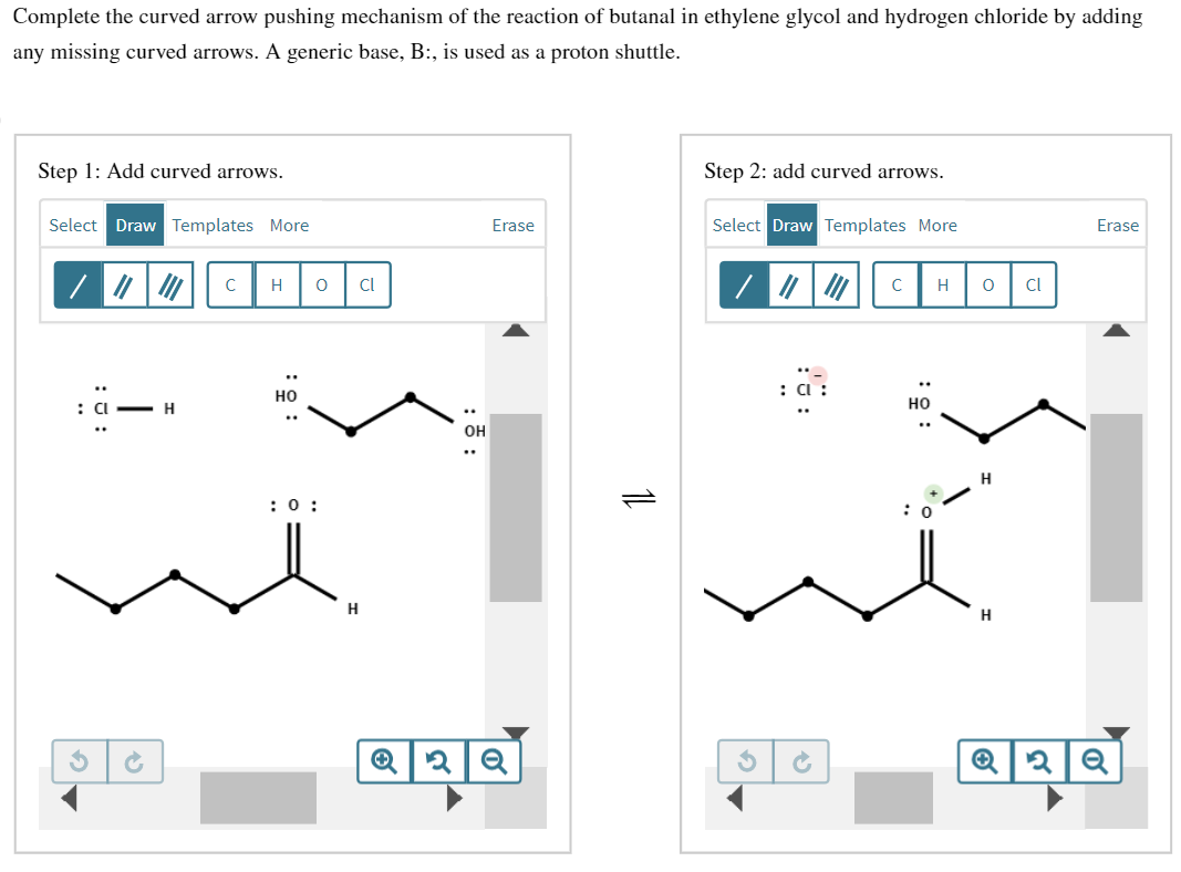 Solved Complete the curved arrow pushing mechanism of the | Chegg.com