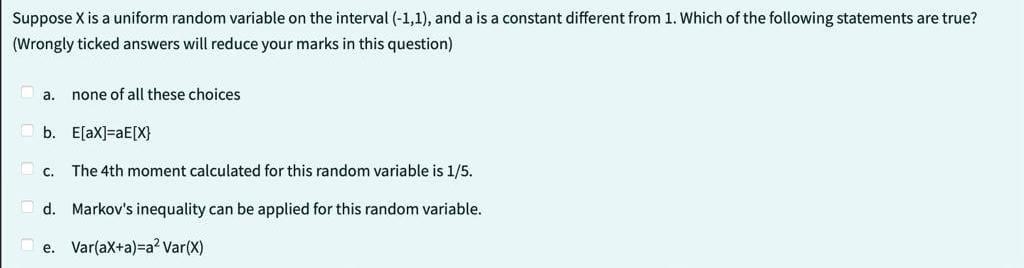 Solved Suppose X is a uniform random variable on the | Chegg.com