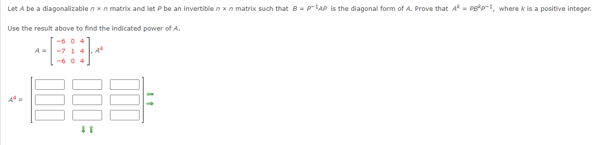 Solved Let A be a diagonalizable n x n matrix and let P be | Chegg.com