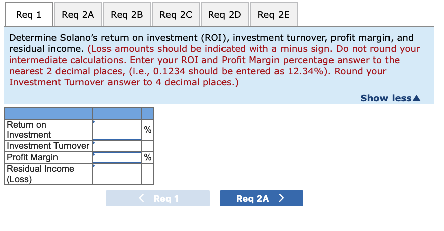 Solved E10-6 (Algo) Calculating Return on Investment, | Chegg.com