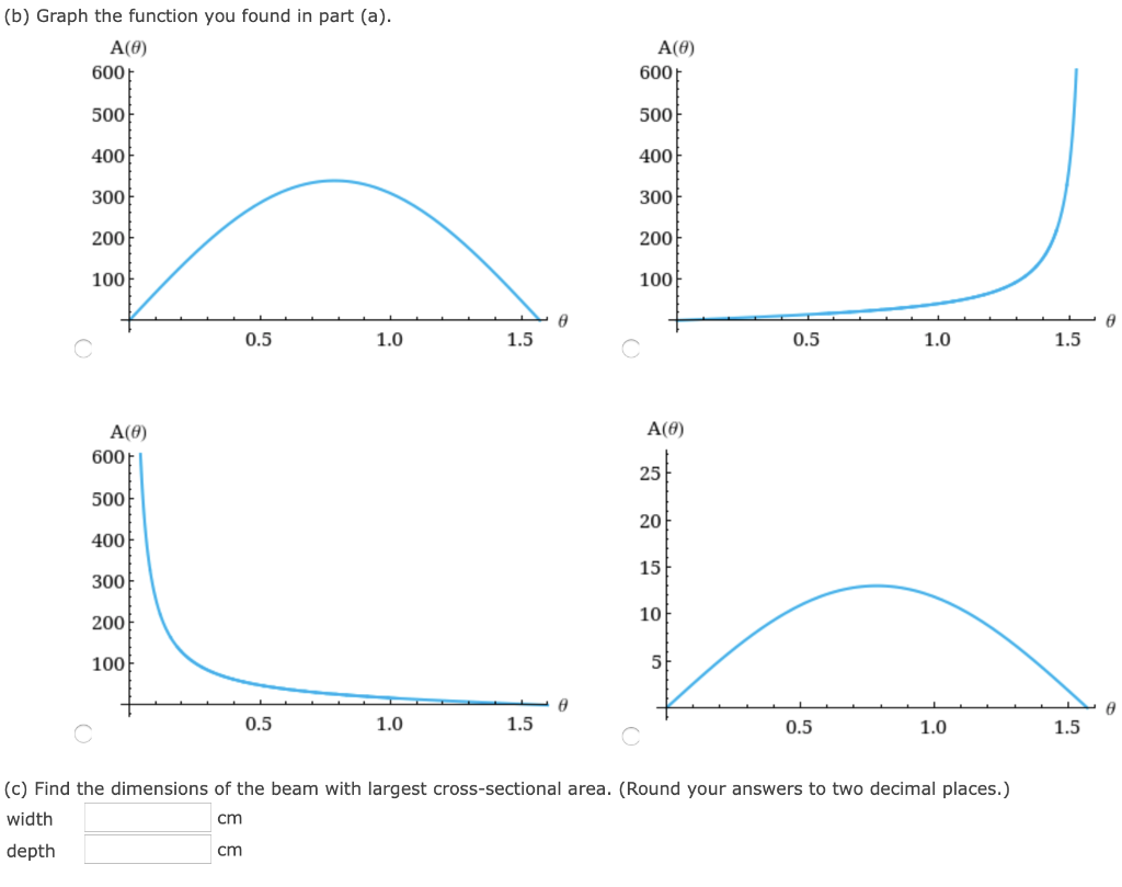 Solved A graphing calculator is recommended. A rectangular | Chegg.com