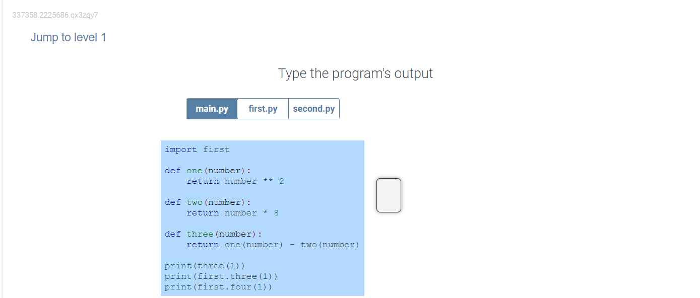 Solved 337358.2225686.qx3zqy7 Jump to level 1 Type the | Chegg.com