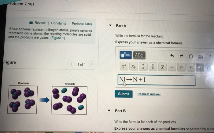 Solved roblem 7.101 Review l Constants l Periodic Table Part | Chegg.com