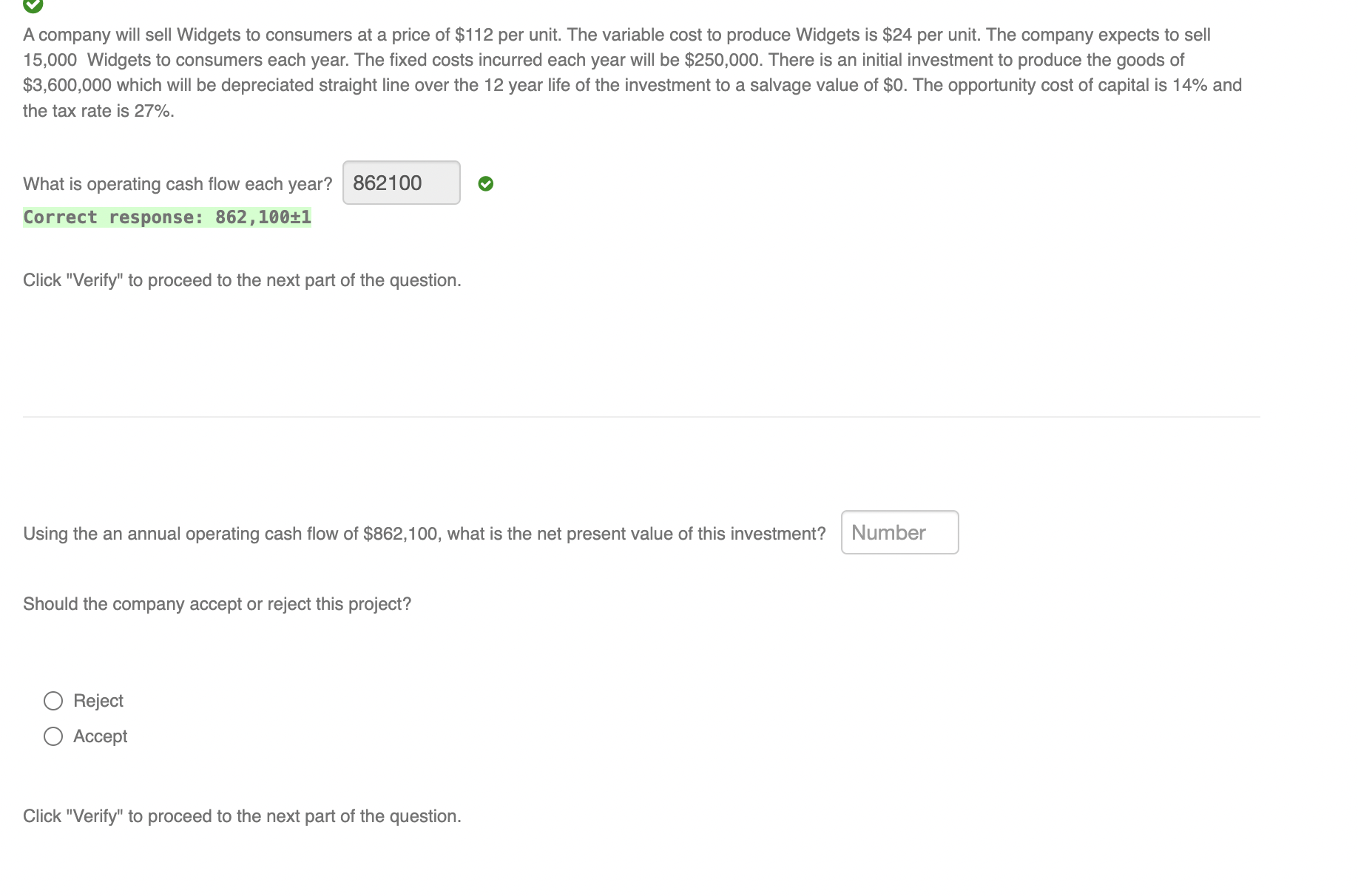 Solved A company will sell Widgets to consumers at a price | Chegg.com