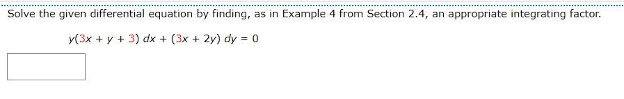 Solved Solve the given differential equation by finding, as | Chegg.com