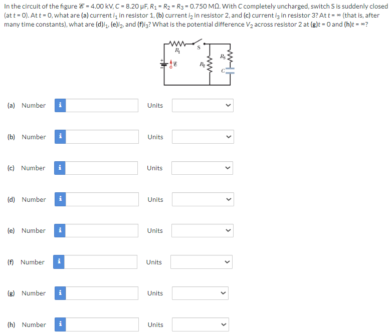 Solved In the circuit of the figure | Chegg.com
