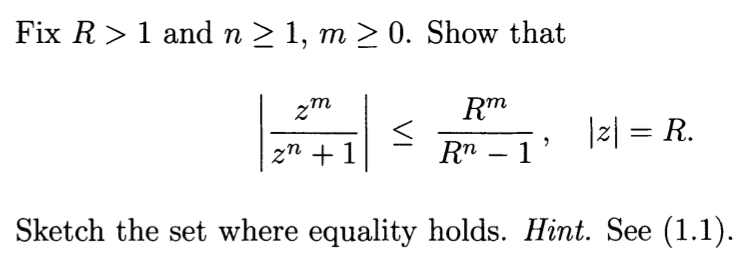 Solved Fix R>1 and n≥1,m≥0. Show that | Chegg.com