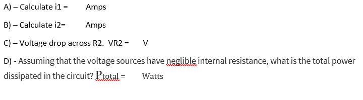 Solved Considering the DC network below Calculate all | Chegg.com