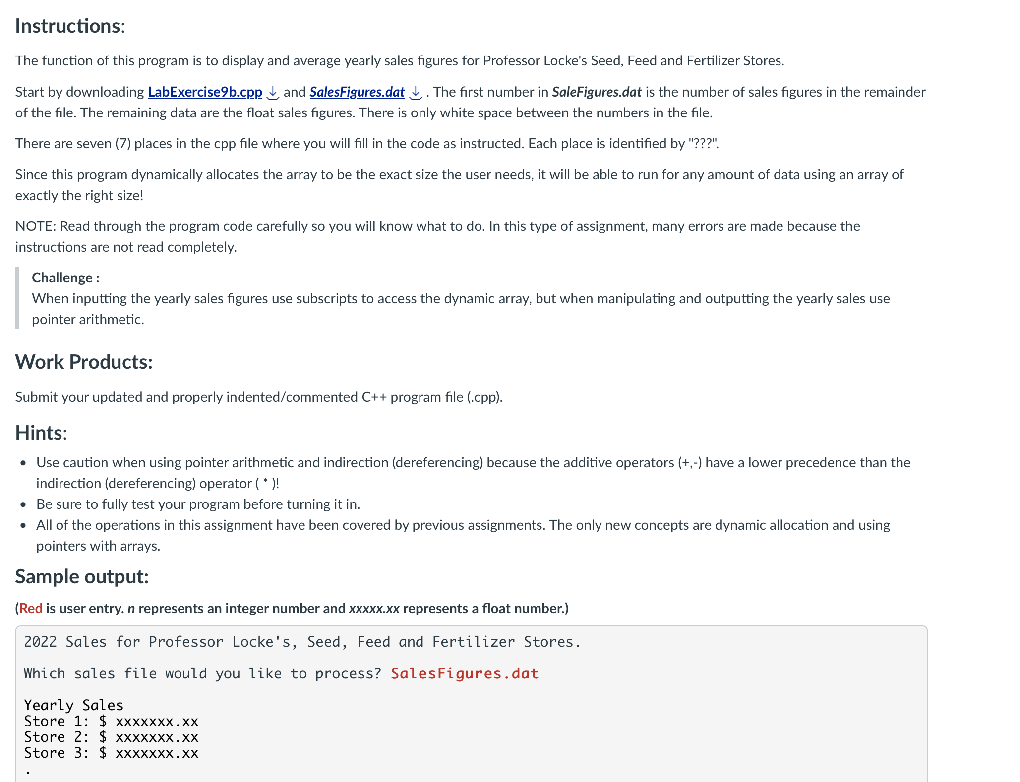 Solved Instructions: The function of this program is to | Chegg.com