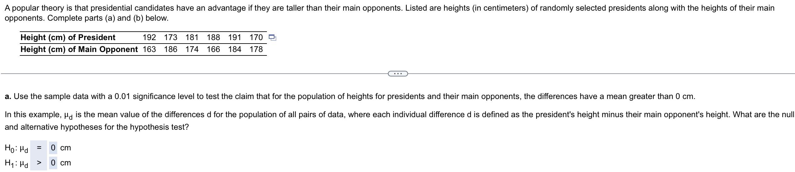 Solved opponents. Complete parts (a) and (b) below. and | Chegg.com