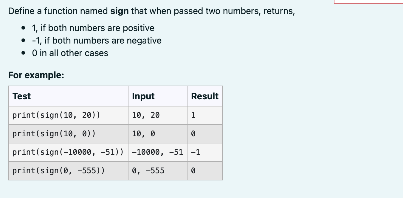 Solved Define a function named negate that when passed a | Chegg.com