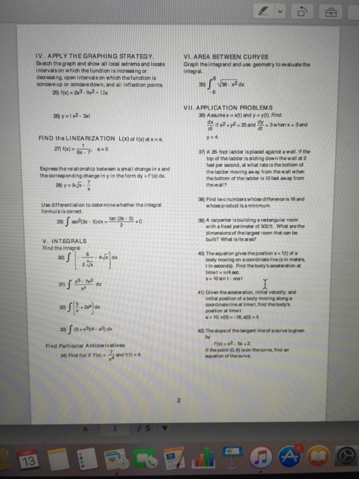 Solved Math 350 Final Review Name FIND the LIMITS And the | Chegg.com