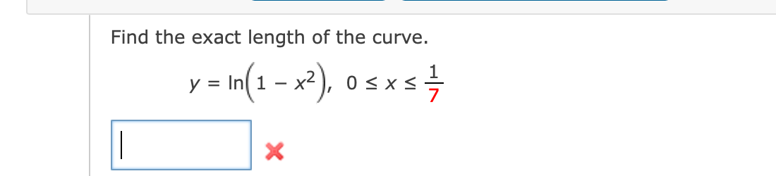 Solved Find the length of the curve y=∫1xt3−1dt,16≤x≤25Find | Chegg.com