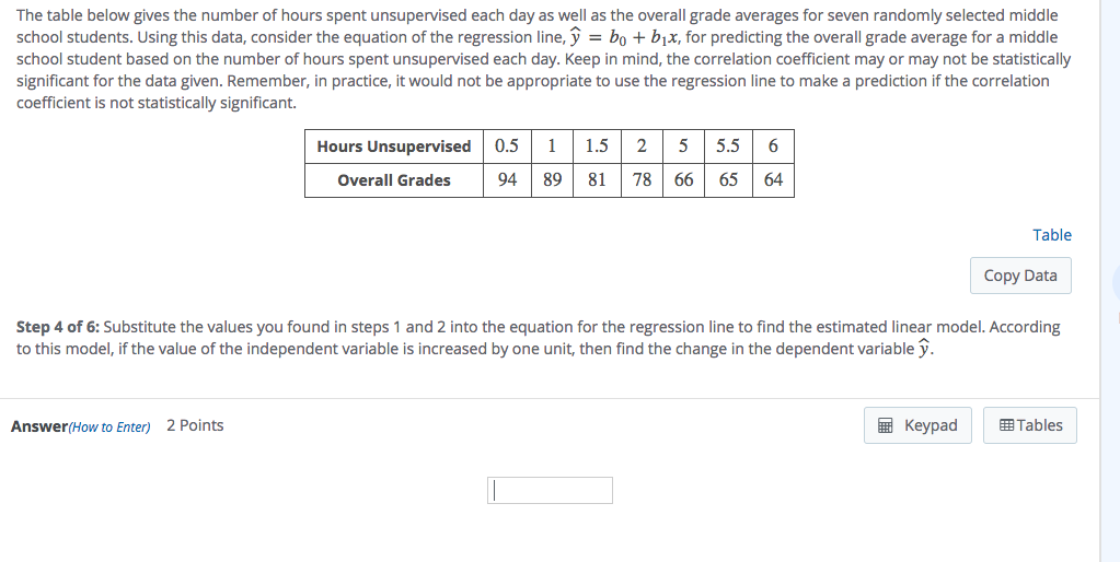 Solved The table below gives the number of hours spent | Chegg.com