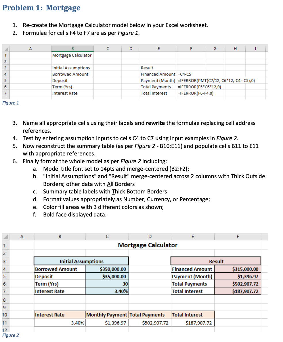 I need your help me solve problem with Excel | Chegg.com