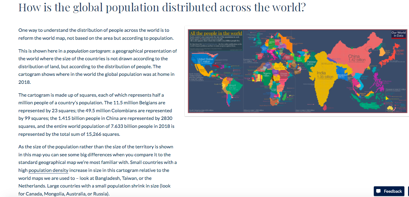 Solved Define: population, population density, and | Chegg.com