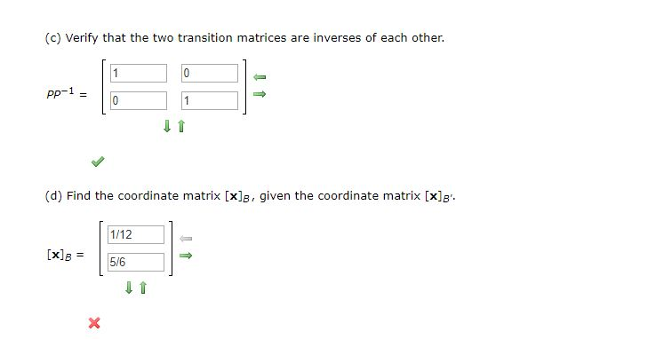 Solved Consider the following. (a) Find the transition | Chegg.com