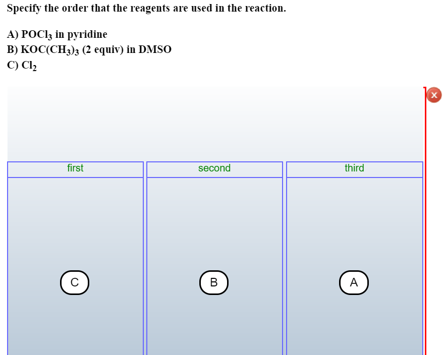 Solved What reagents, out of those below, would allow the | Chegg.com