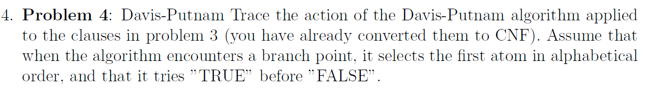 Solved [ PROBLEM 4 IS THE PROBLEM THAT IS BEING ASKED | Chegg.com