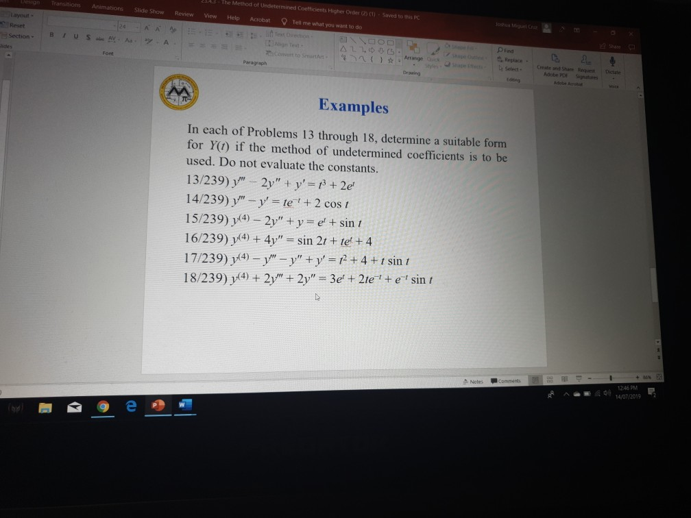 Solved on Transitions Animations Slide Show Review Reset 2 | Chegg.com