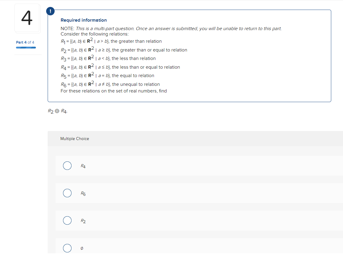 Solved Required information NOTE: This is a multi-part | Chegg.com