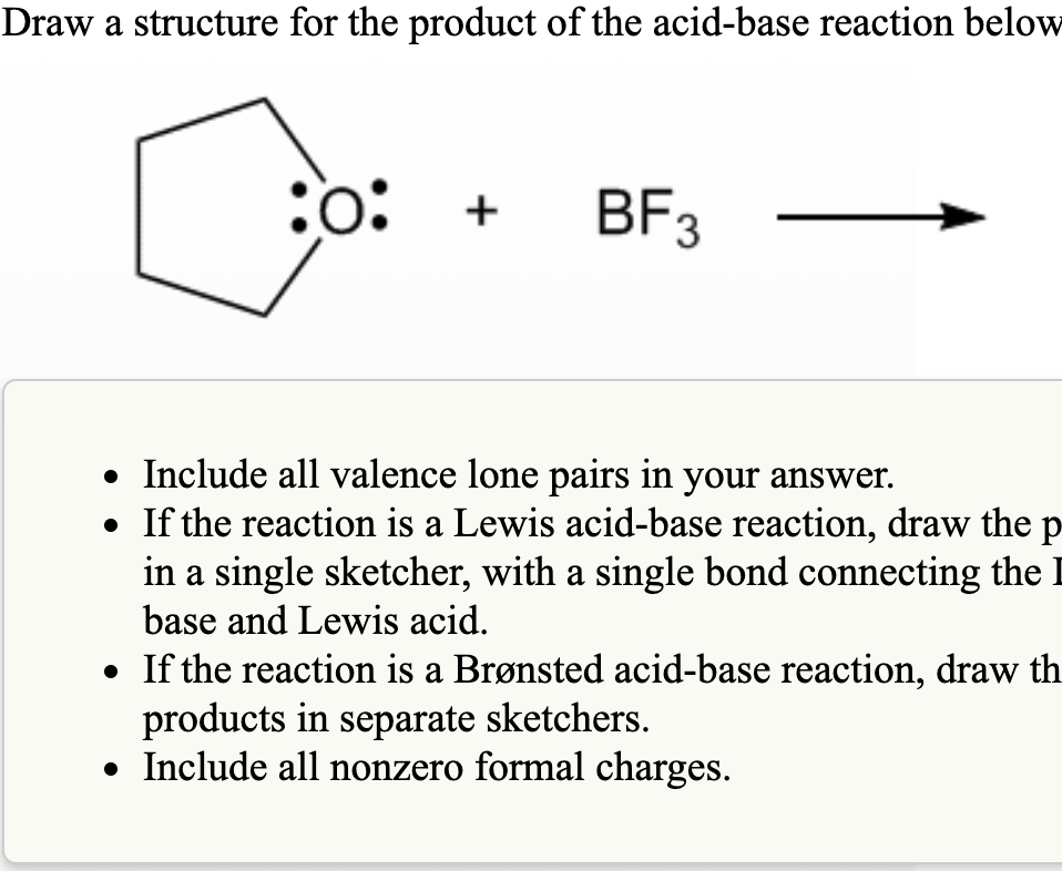 Solved Draw a structure for the product of the acid-base | Chegg.com