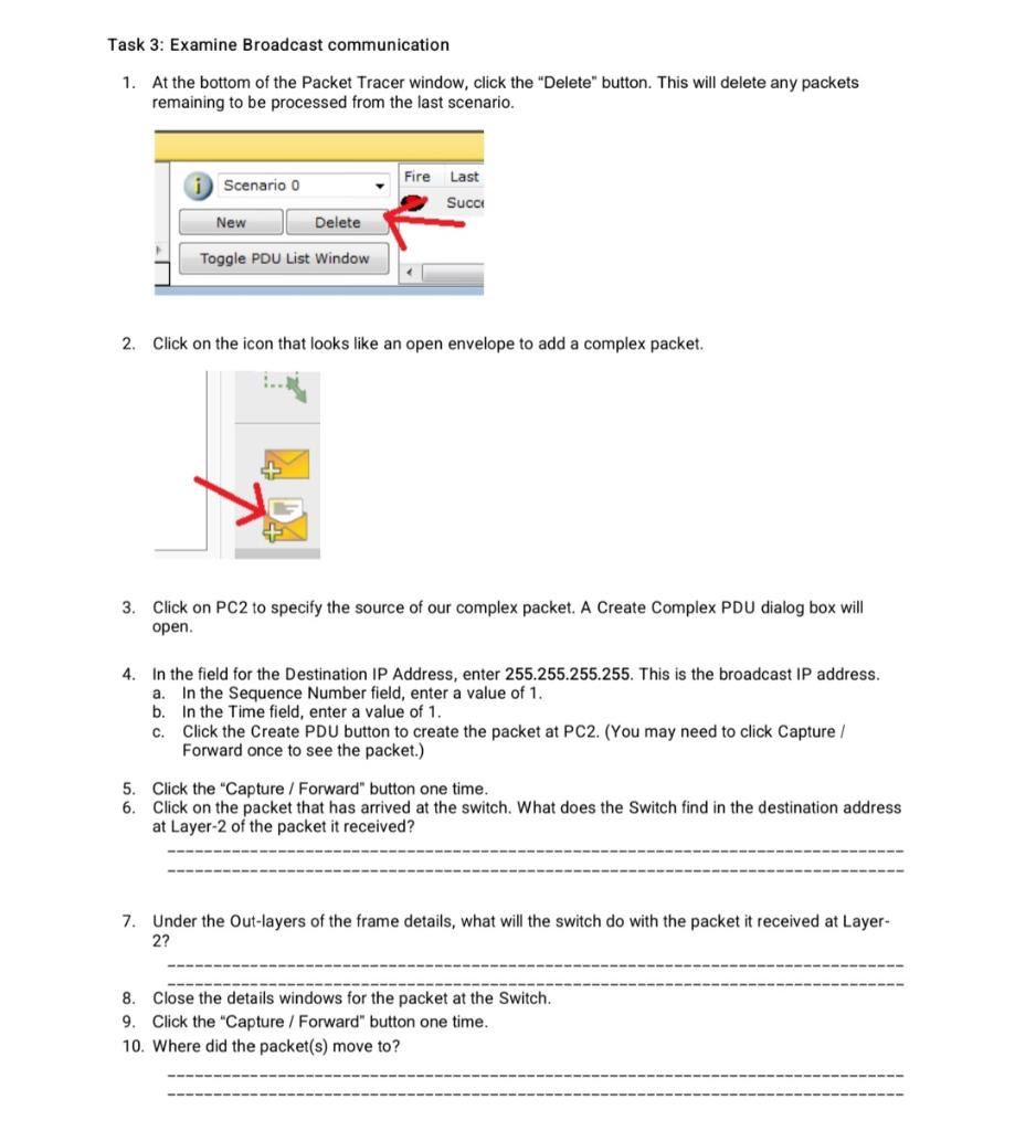 Solved Lab Work: Task 1: Simulate a Virtual Network with an | Chegg.com