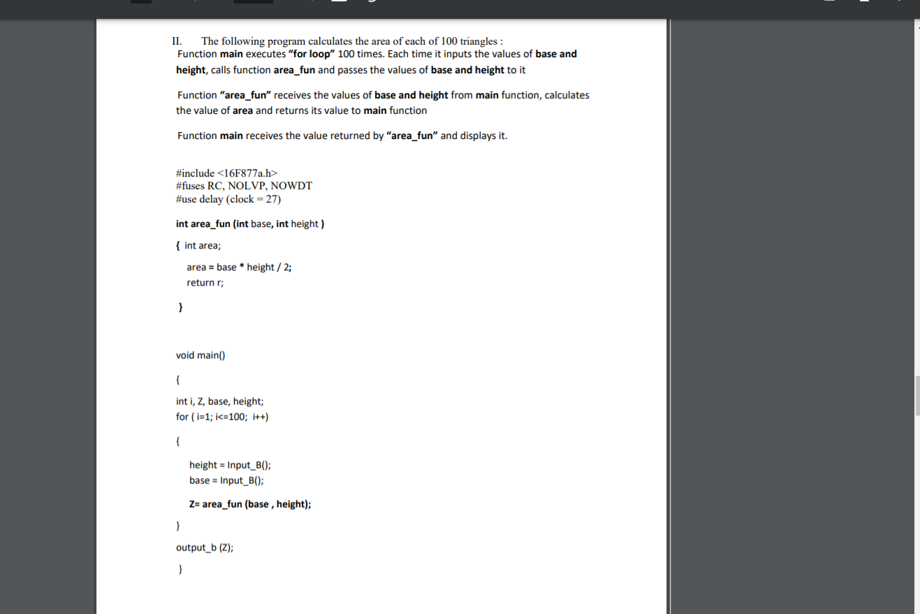 Solved subject microcontrollers based on the above programme | Chegg.com