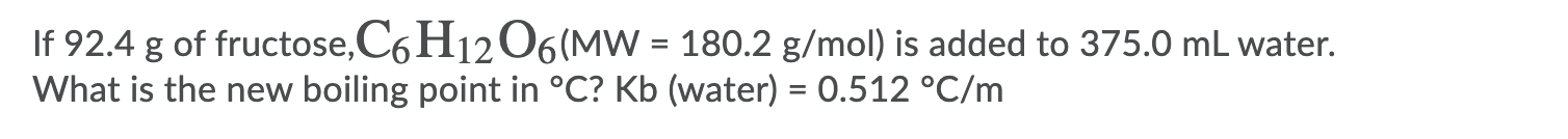 Solved What is the vapor pressure (in torr) of a solution | Chegg.com