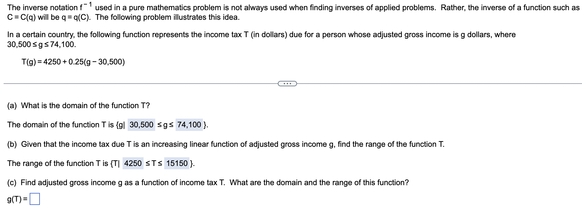Solved The inverse notation f1 used in a pure mathematics | Chegg.com