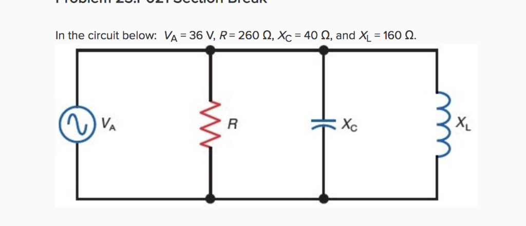 Solved Calculate the total impedance ZEQ. Round the | Chegg.com