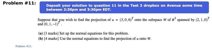 Solved Problem #11: Deposit your solution to question 11 in | Chegg.com