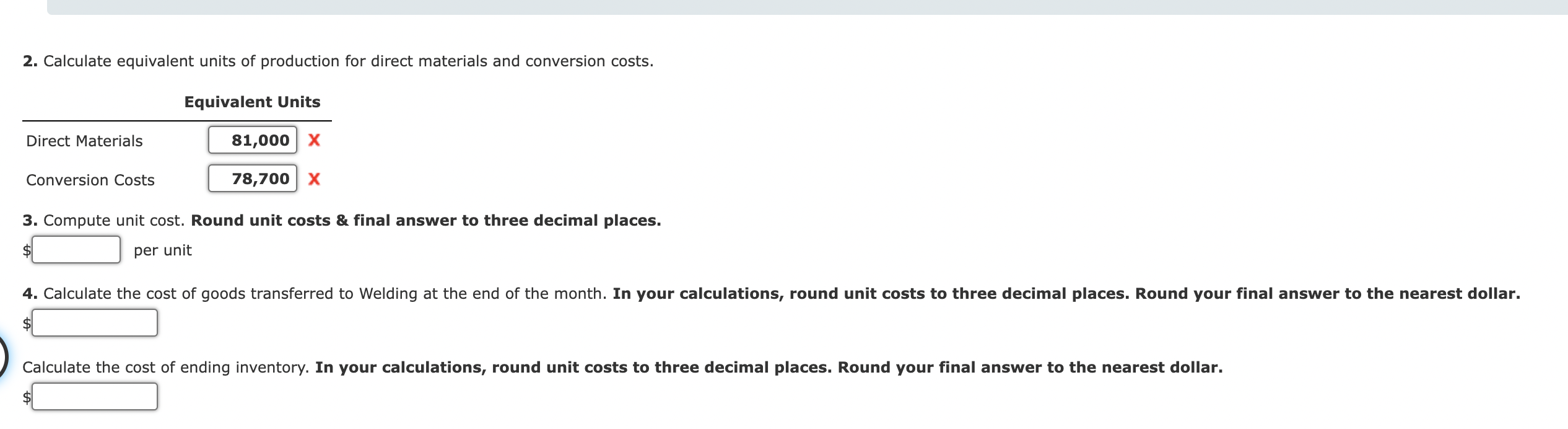 Solved FIFO Method, Physical Flow, Equivalent Units, Unit | Chegg.com