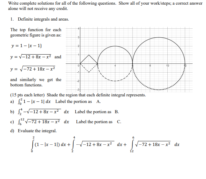 Solved Write complete solutions for all of the following | Chegg.com