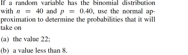 Solved If a random variable has the binomial distribution | Chegg.com