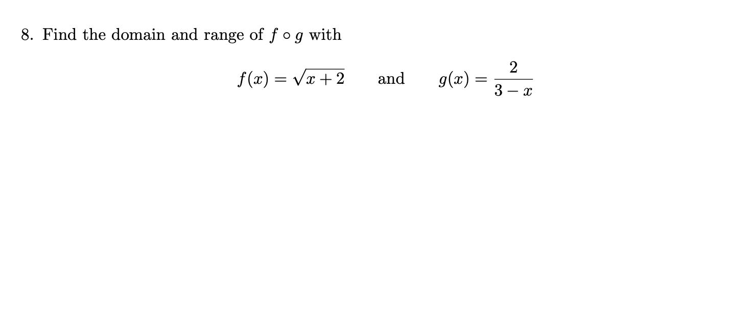 Solved Without graphing or a calculator please! I can't use | Chegg.com