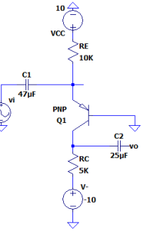 Solved The PNP transistor in figure shown has a control | Chegg.com