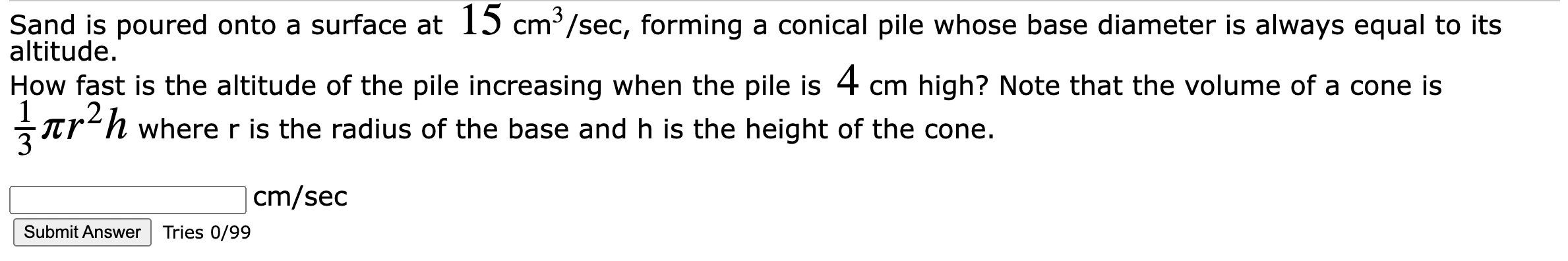 Solved A cylindrical tank standing upright (with one | Chegg.com
