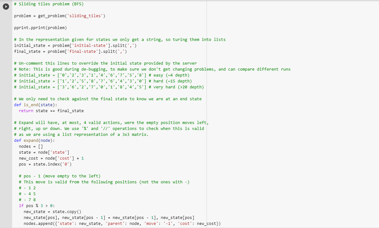 PLEASE HELP !!! Write a new A* search algorithm, | Chegg.com