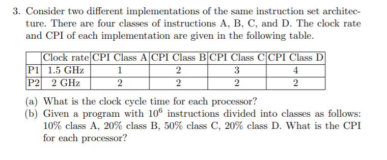 Solved 3. Consider two different implementations of the same | Chegg.com