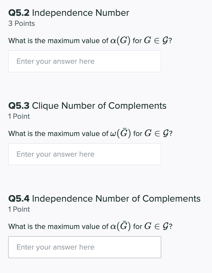 Solved Q5 Graph Numbers 8 Points Let G be the set of all | Chegg.com