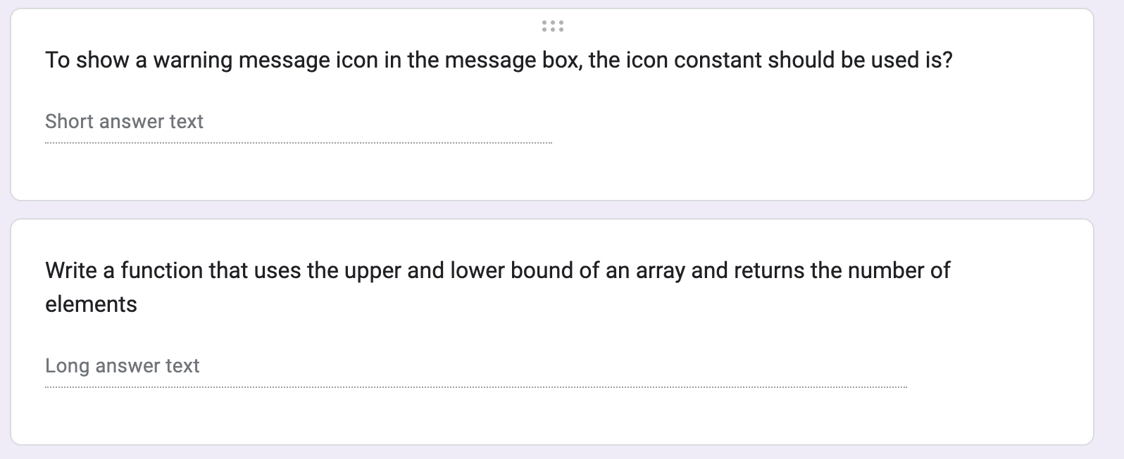 Solved To show a warning message icon in the message box, | Chegg.com