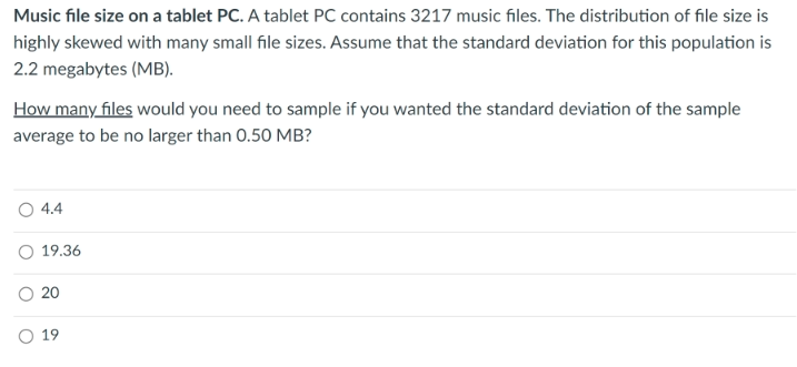 Solved Music file size on a tablet PC. A tablet PC contains | Chegg.com