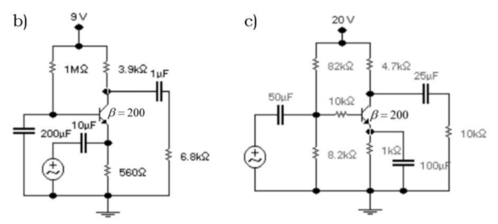Solved For each of the following circuits determine: the | Chegg.com